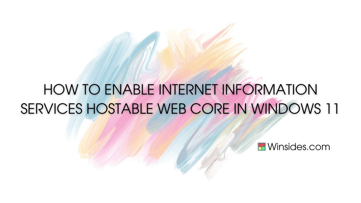 Enable IIS 6 Metabase and IIS Configuration Compatibility in Windows 11 Enable IIS 6 Metabase and IIS Configuration Compatibility in Windows 11