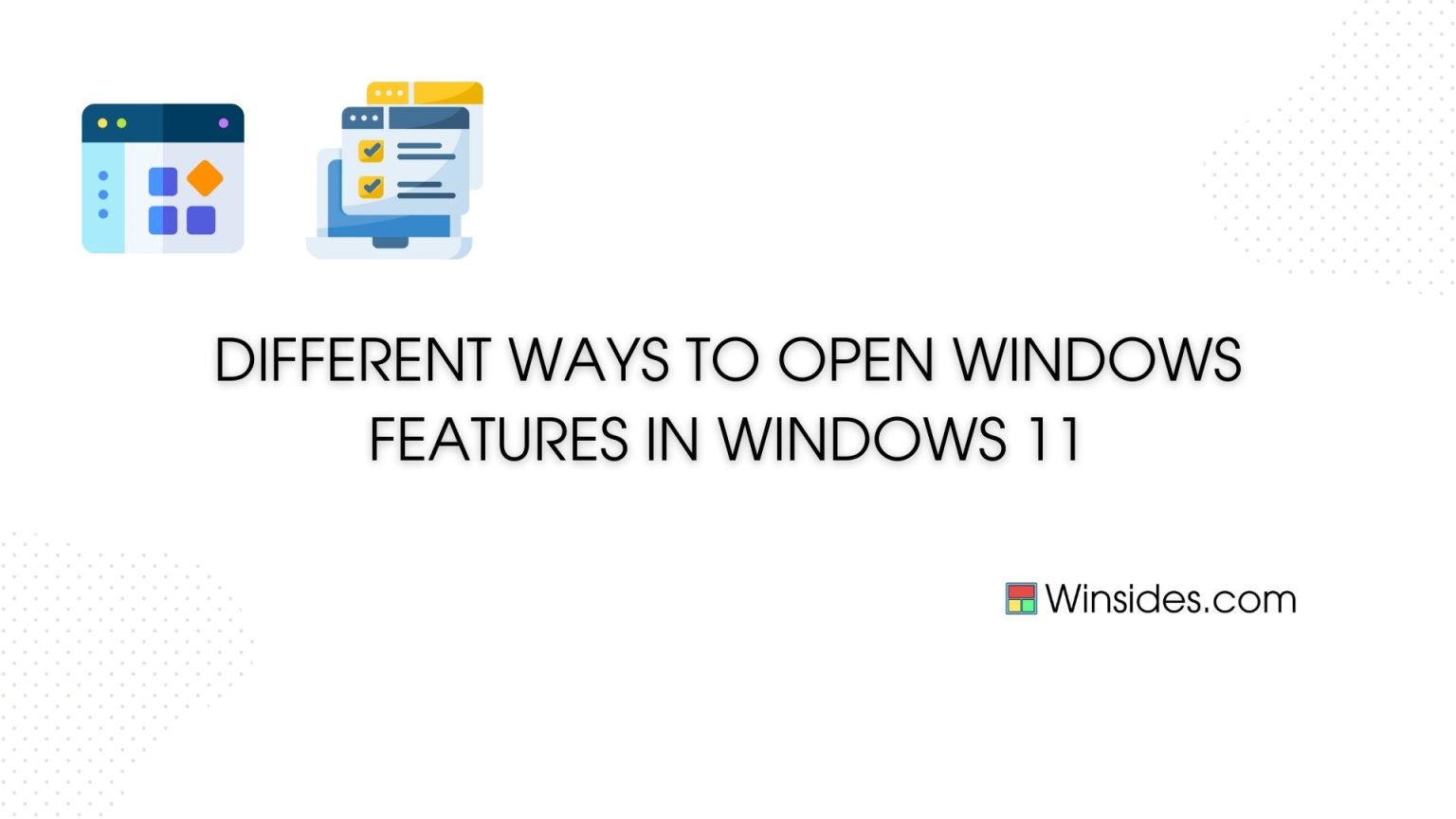 Enable SMB Direct in Windows 11 (Easy way) - Winsides.com