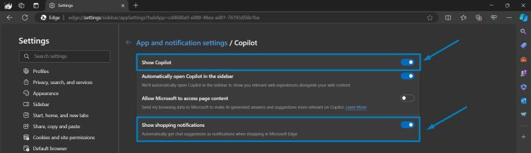Disable Copilot in Edge Browser in Windows 11 - Winsides