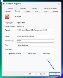 Create Shutdown Shortcut Button Windows 11 - Quick Steps