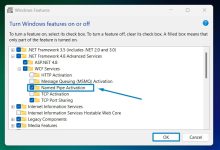 How to Enable Named Pipe Activation in Windows 11?
