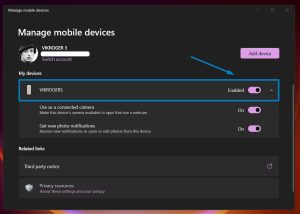 Use Smartphone Camera as Webcam for Apps in Windows 11