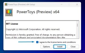 Download and Install Microsoft Powertoys for Windows 11