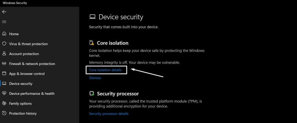 How to Enable Core Isolation in Windows 11? - Winsides.com How to Enable Core Isolation in Windows 11? - Winsides.com