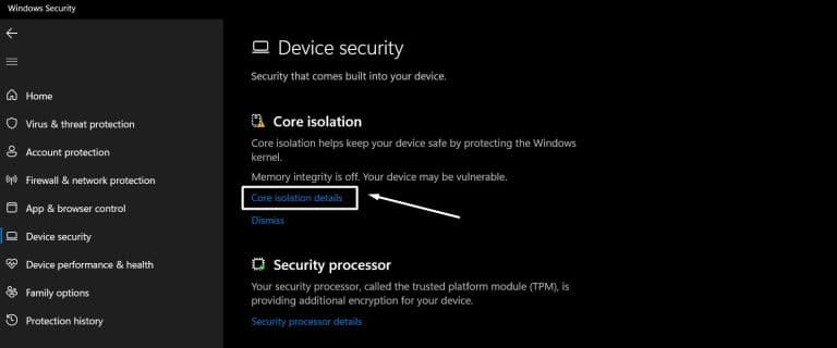 How to Enable Core Isolation in Windows 11? - Winsides.com