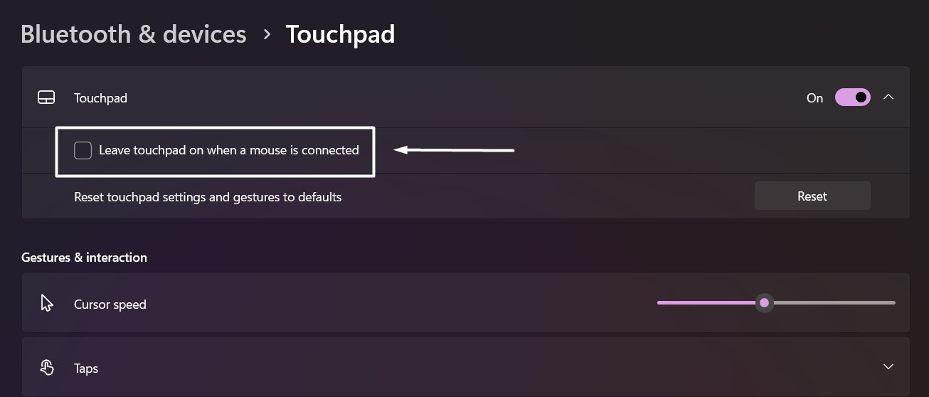 How to Disable Touchpad in Windows 11 PC? - Winsides.com