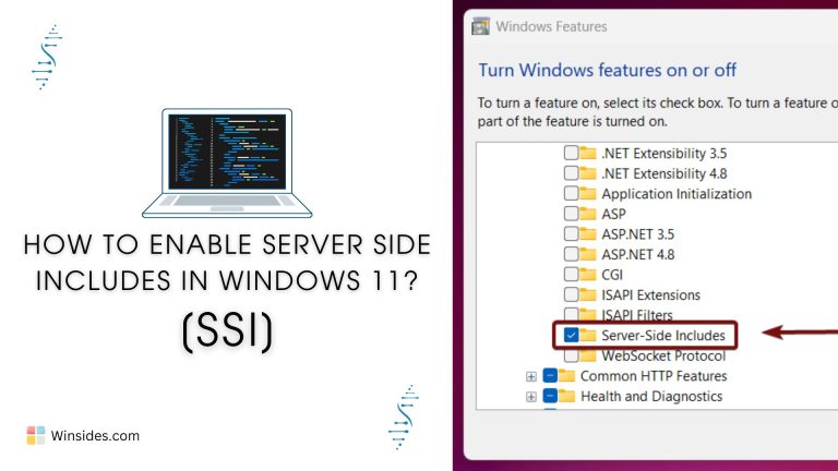 Enable HTTP Redirection Service in IIS - Windows 11