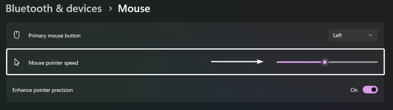 Adjust Mouse Pointer Speed in Windows 11 - Quick Steps