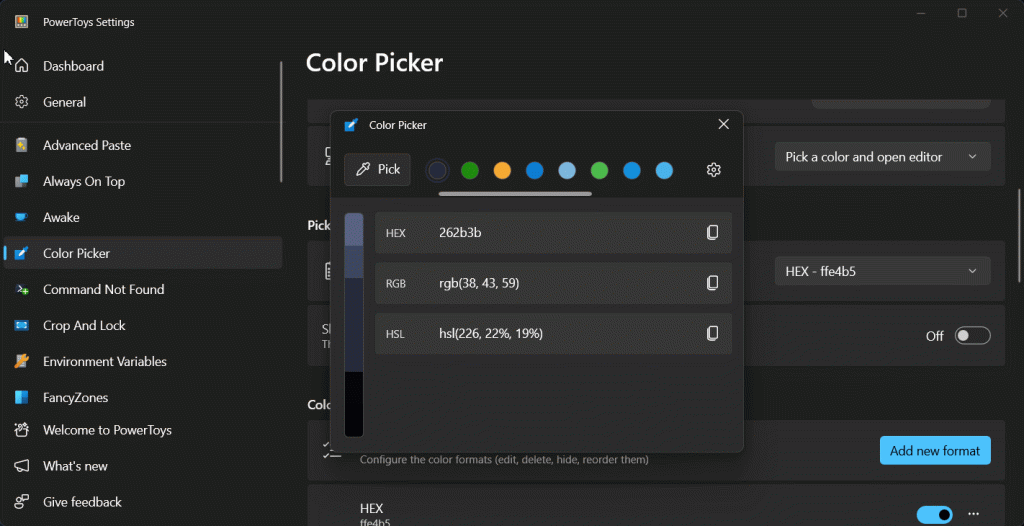 How to Use Color Picker in Windows 11 using PowerToys? - Winsides.com