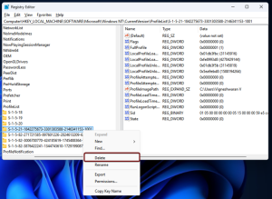 How to Fix Account Unknown S-1-5-21 issue on Windows 11