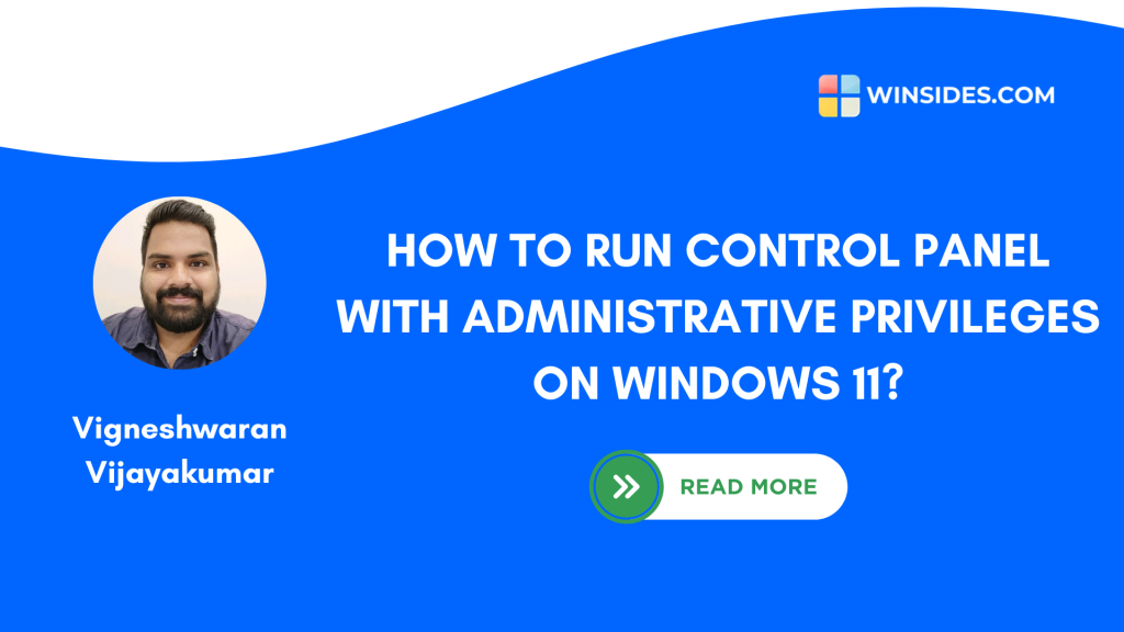 4 Easy ways: How to Run IIS as Administrator on Windows 11? - Winsides.com