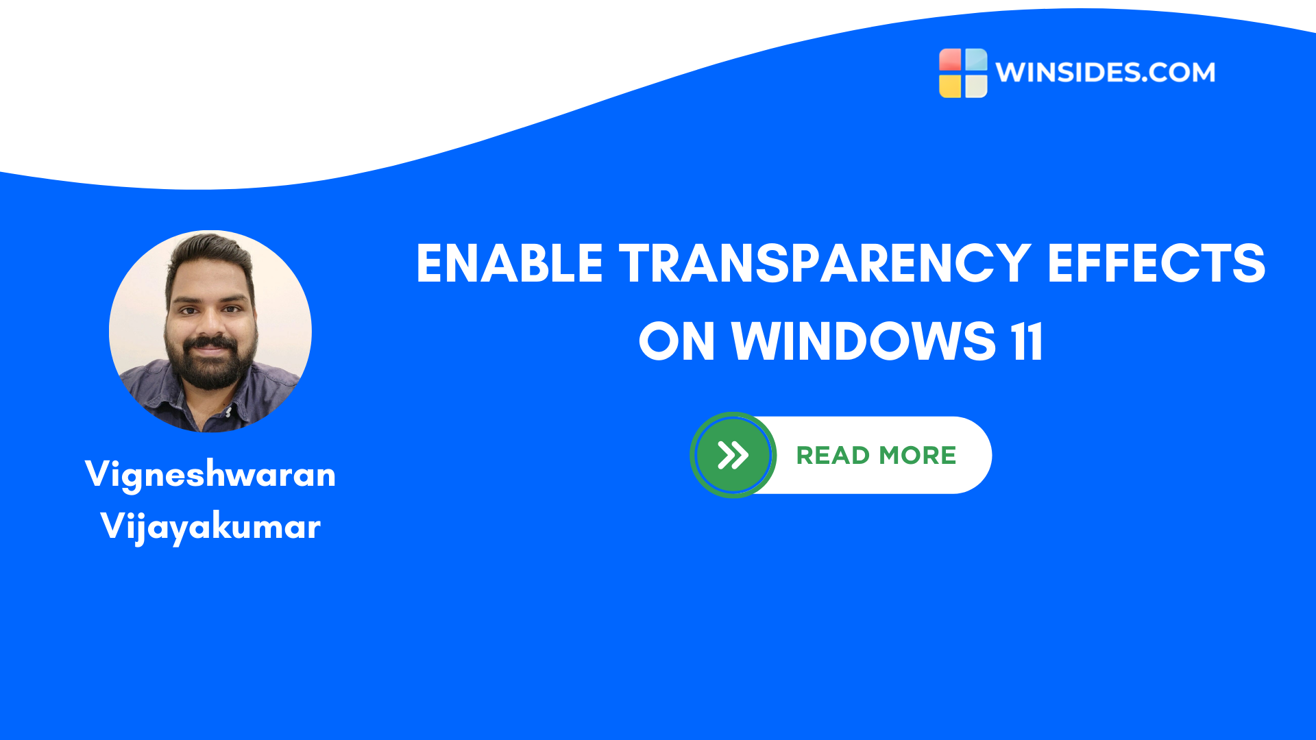 How To Enable Transparency Effects On Windows 11