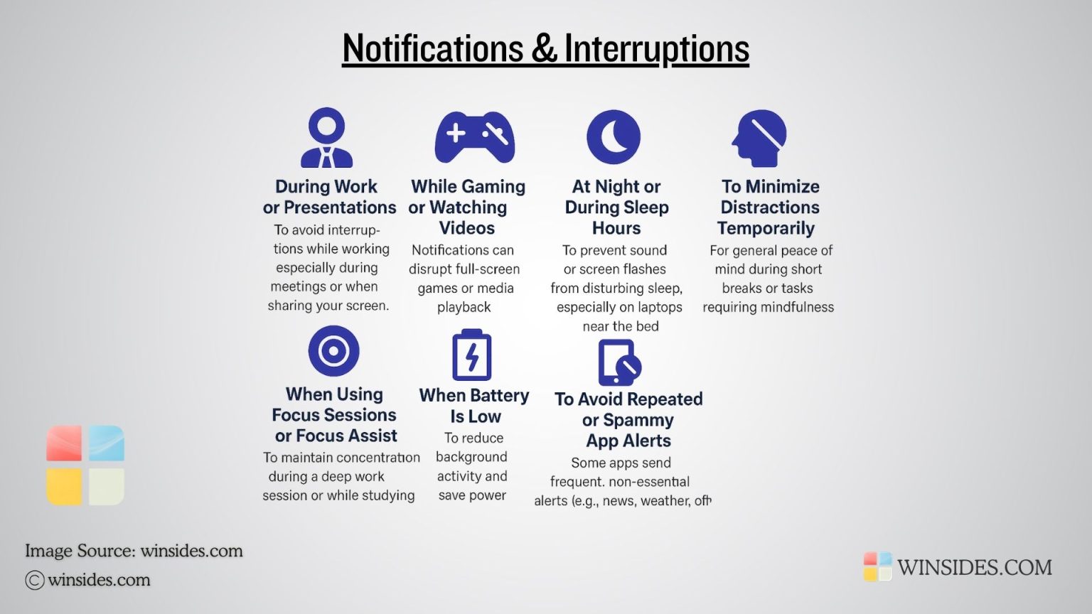 How to Turn Off Notifications on Windows 11? - Winsides.com
