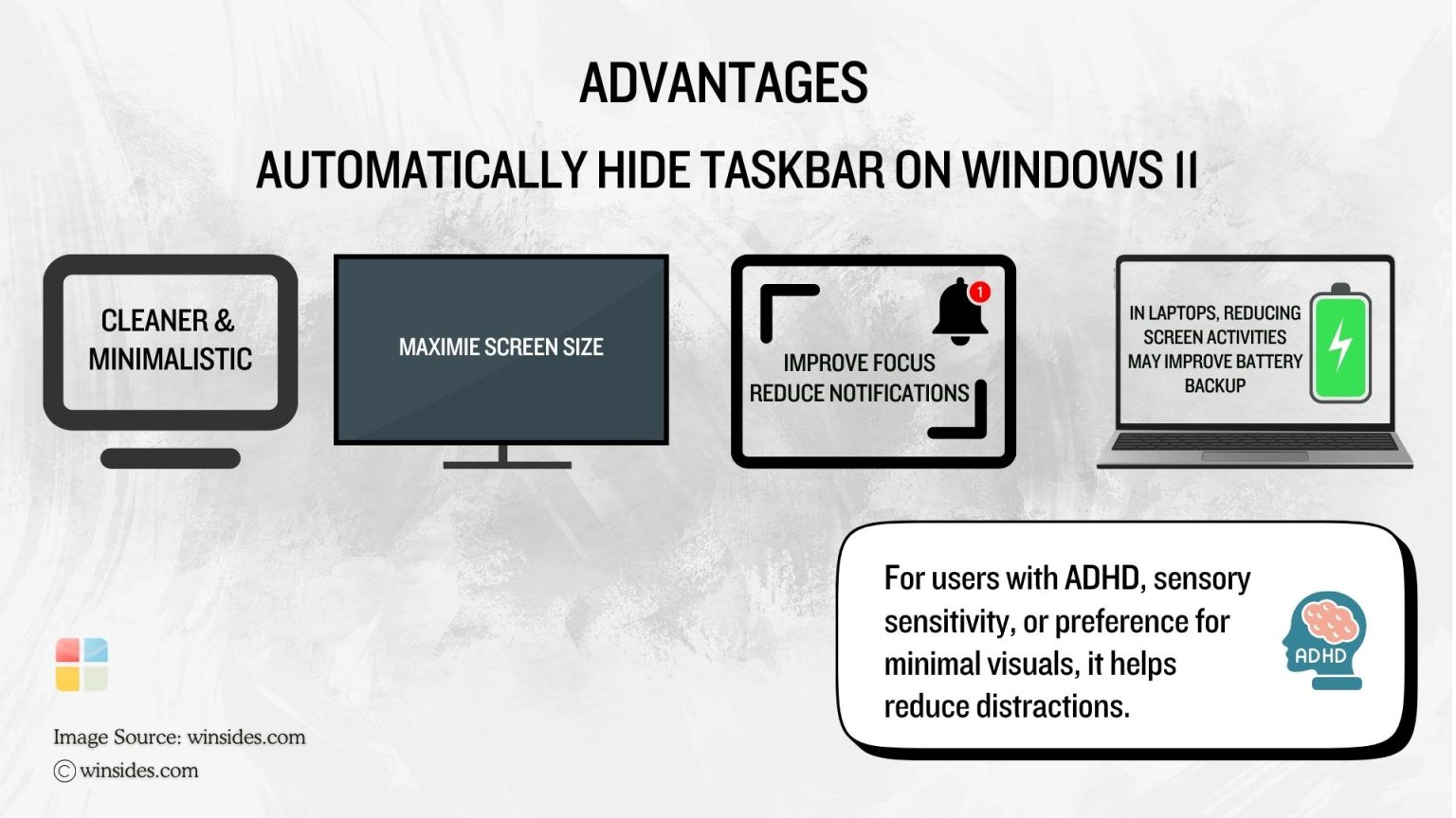 How to Auto Hide Taskbar on Windows 11? - Winsides.com
