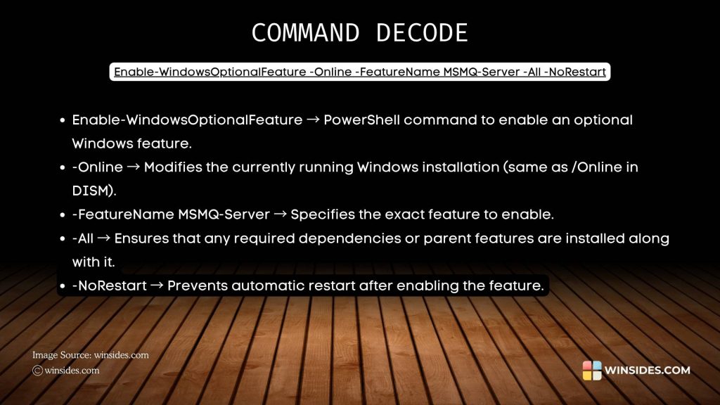 Enable Msmq Server Using Cmd And Powershell
