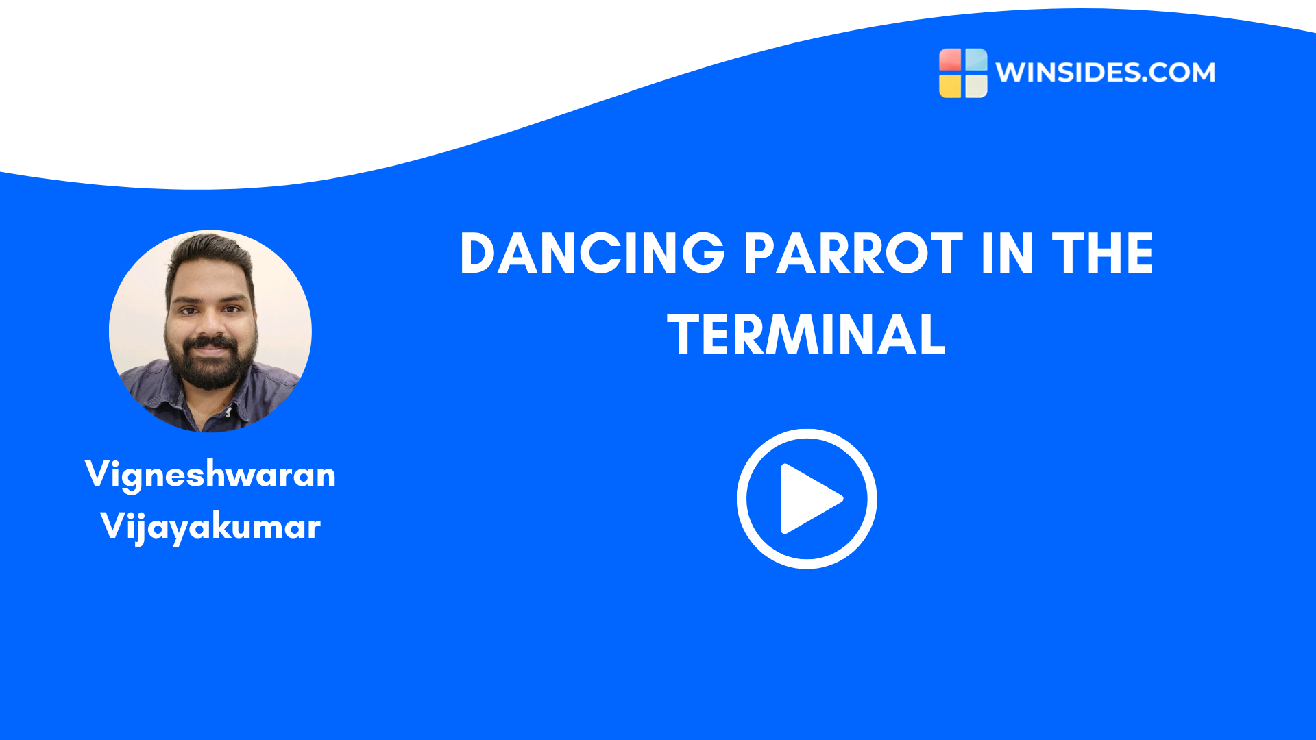 Video Tutor - Cool Tips Dancing Parrot in the Terminal - Winsides.com
